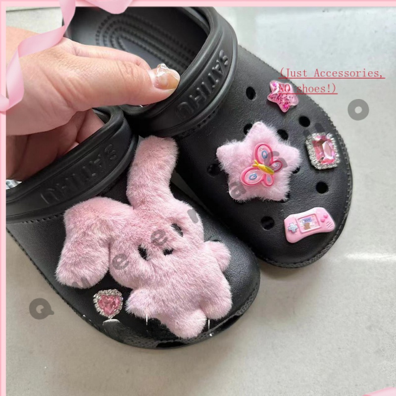 Bộ 6 Miếng sticker dép crocs( KHÔNG KÈM DÉP )Jibbitz, charm gắn sục/set ...