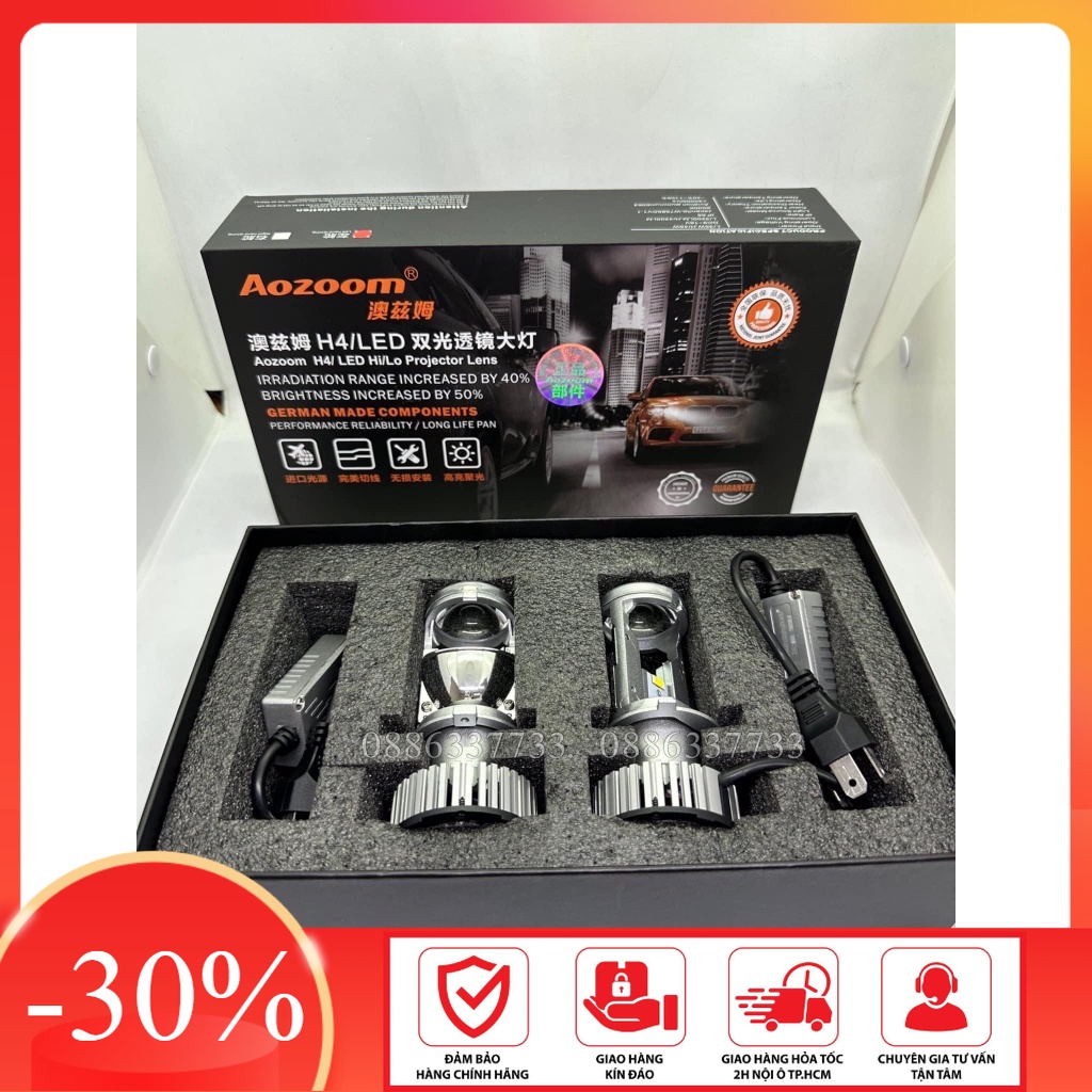 Đèn bi led mini H4 hàng Aozoom cao cấp | Shopee Việt Nam