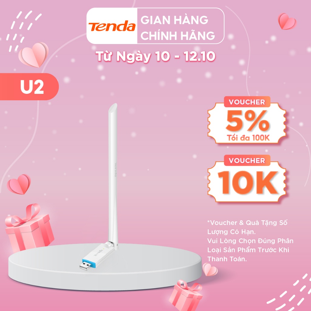 Tenda USB kết nối Wifi U2 tốc độ 150Mbps - Hãng phân phối chính thức ...