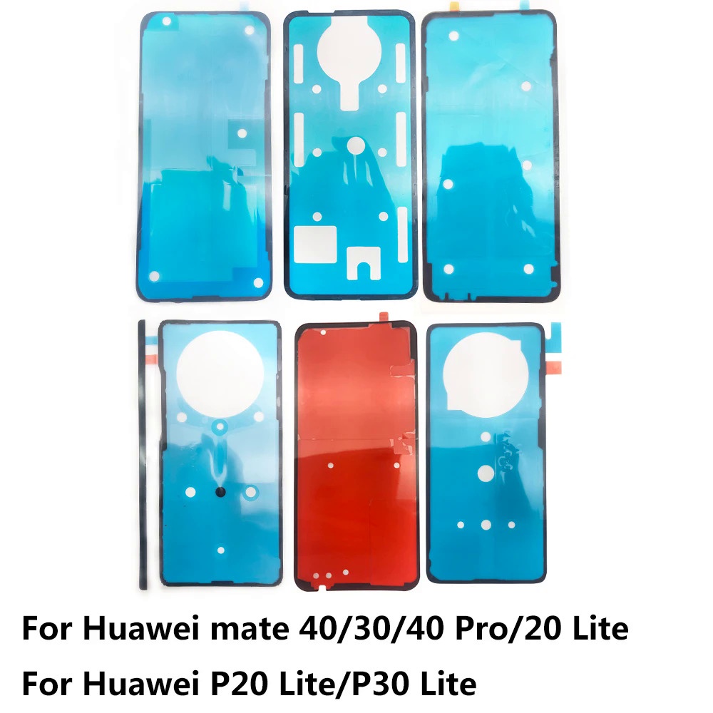Mới Cho Huawei Mate 20 30 40 P20 P30 Pro Lite Honor 30 Pro Mặt Sau Pin Nắp Cửa Miếng Dán Keo ...