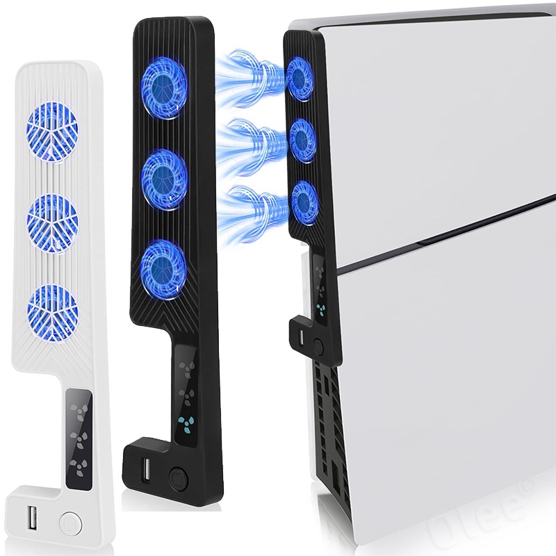Quạt Tản Nhiệt Làm Mát ps5 slim, playstation 5 slim Với Cổng usb Và 3 ...