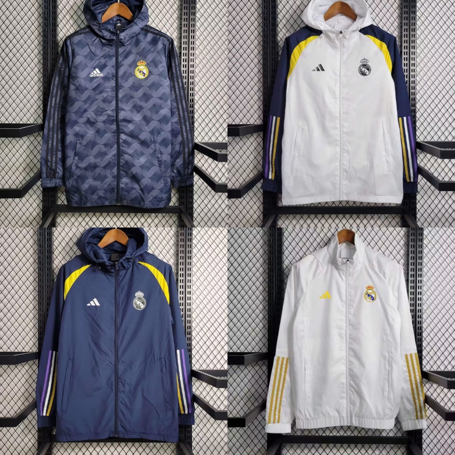 Áo Khoác Gió Thể Thao Thời Trang Cho Nam 2324 real madrid 2324 | Shopee ...