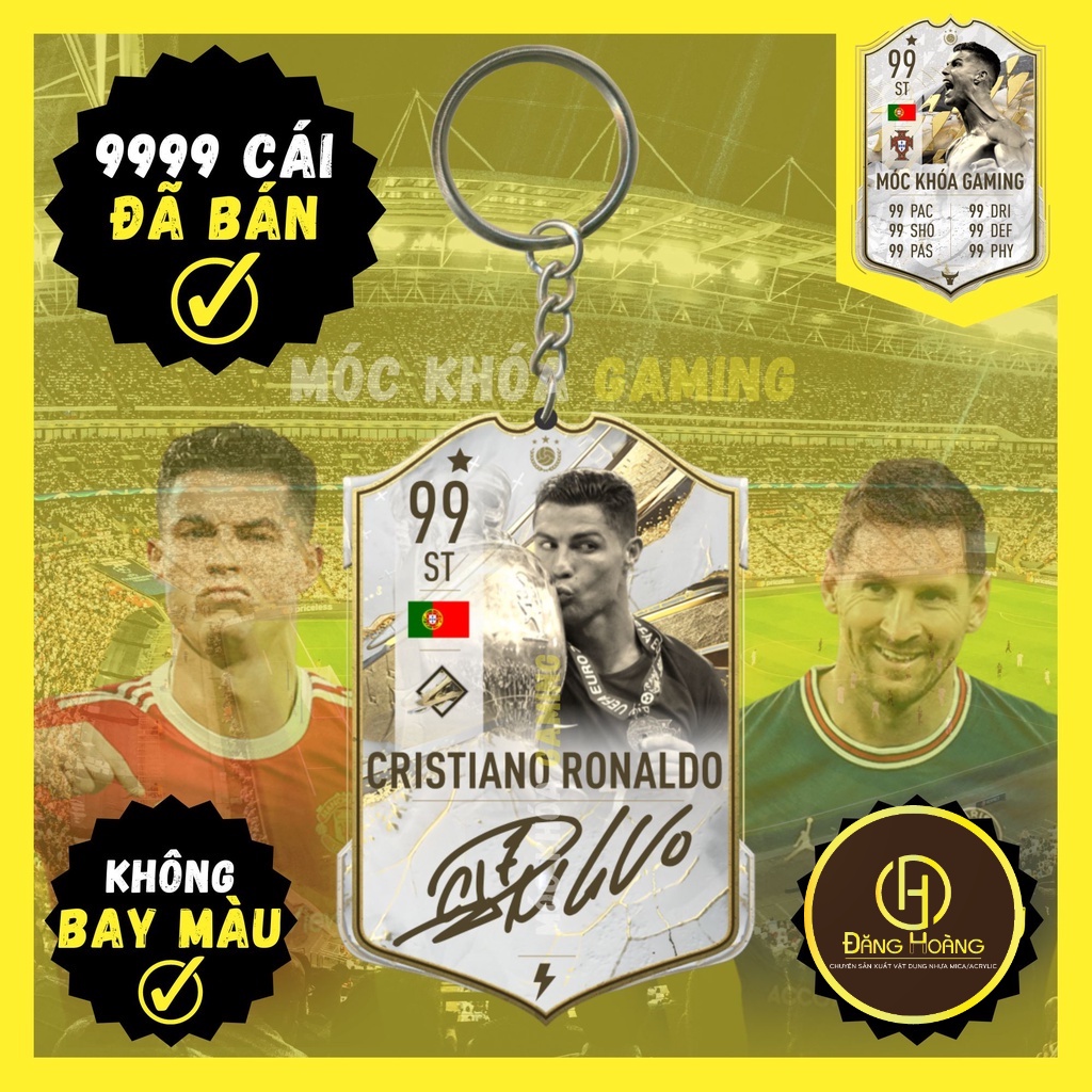 Móc Khóa Ronaldo Signature ICON-Mica Hoàng | Shopee Việt Nam