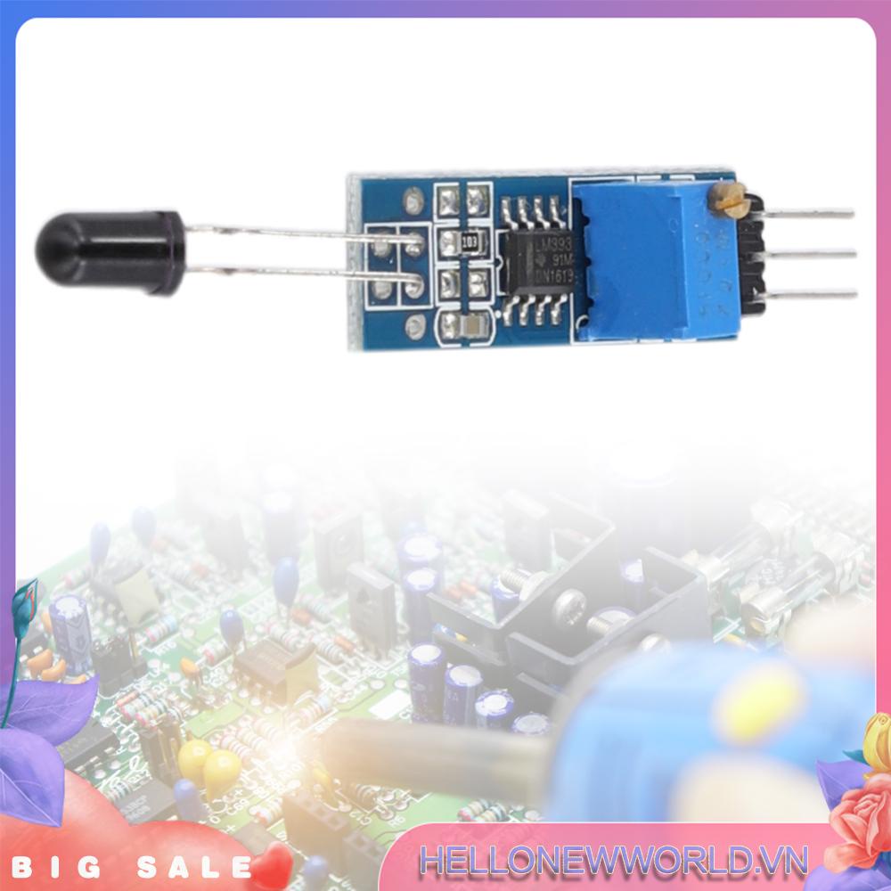 Mô Đun Cảm Biến Phát Hiện Lửa Hồng Ngoại DC 3V-5V 3 Dây Cho Arduino ...