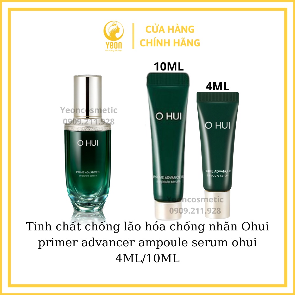 Tinh chất chống lão hóa chống nhăn Ohui primer advancer ampoule serum ...