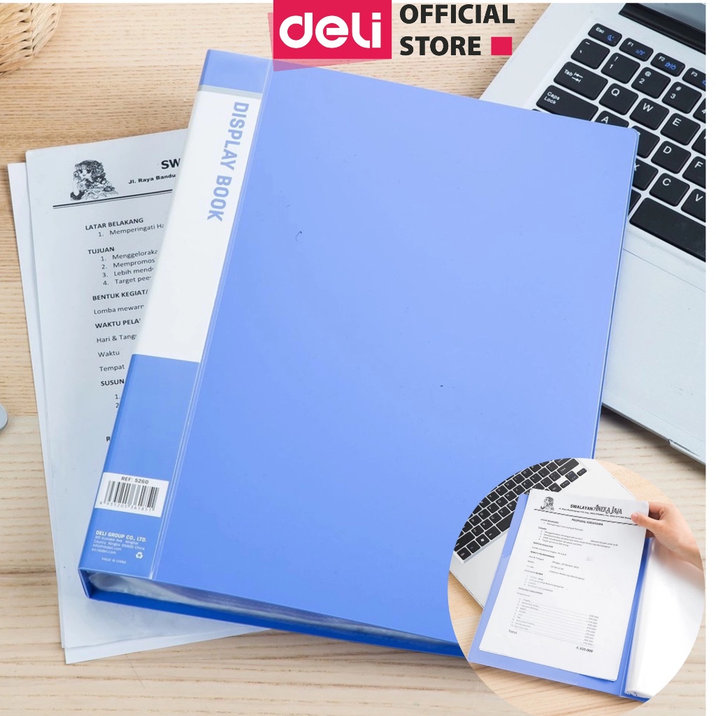 File Tài Liệu File Lá Học Sinh Deli A4 Tệp Đựng Tài Liệu Văn Phòng 60 ...