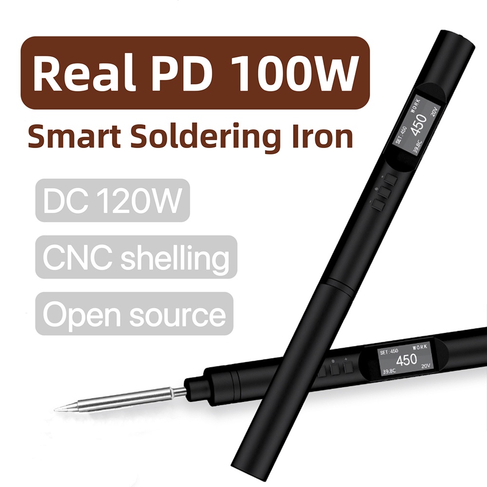 Mỏ Hàn Thông Minh voktta pts200 100w max esp32-s2 pd3.0 ts100 ts101 / pine64 pinecil v2 v3 / S ...
