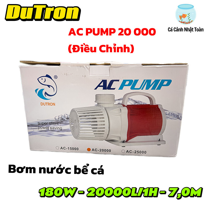 Máy Bơm Nước Bể Cá Điều Chỉnh Mạnh Yếu DUTRON AC PUMP 20000 180W ...