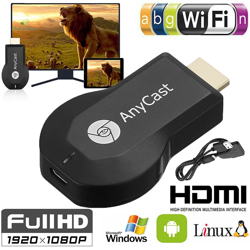 Thiết Bị Nhận Tín Hiệu wifi anycast m12 plus miracast hdmi tv dlna ...