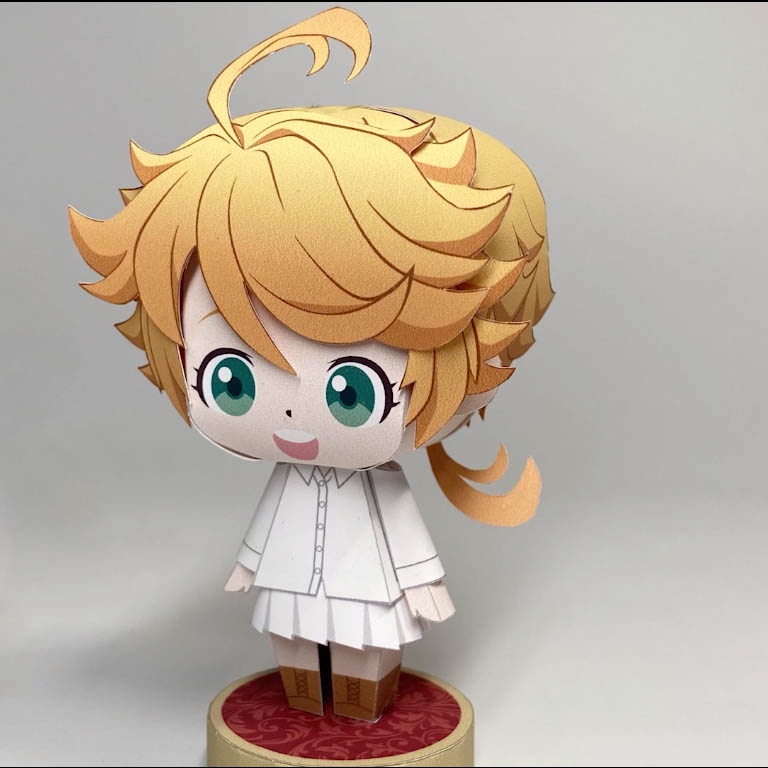 Mô hình giấy anime chibi Emma [The Promised Neverland/Miền đất hứa ...