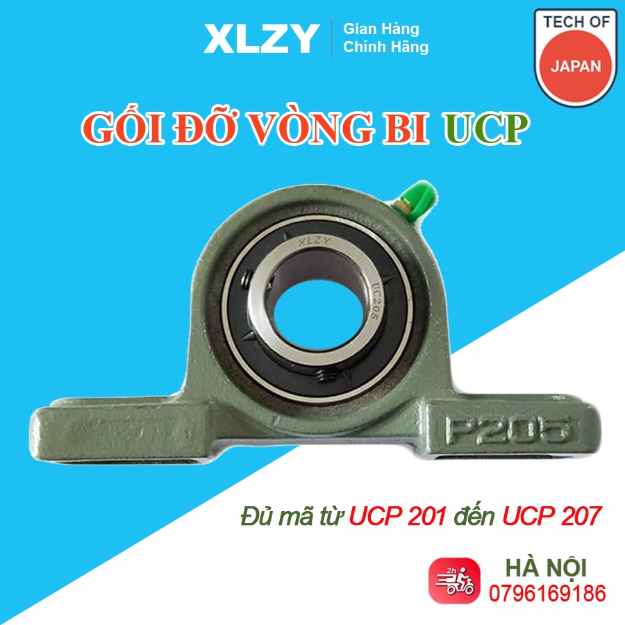 Gối đỡ vòng bi UCP 201 UCP 202 UCP 203 UCP 204 UCP 205 UCP 206 UCP 207 UCP 208 - vongbihanoi ...