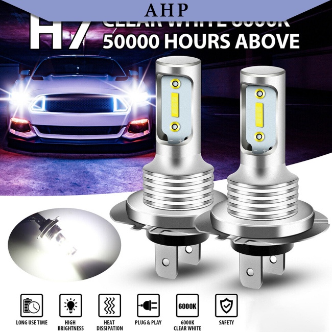 Set 2 Đèn Pha Led H7 6000k 110w Ánh Sáng Trắng Dành Cho Ô Tô | Shopee ...