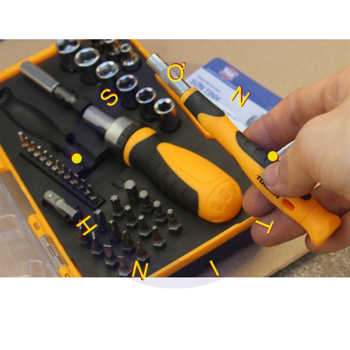 Bộ tô vít đa năng 42 món 20041 42pcs bits & sockets set | Shopee Việt Nam