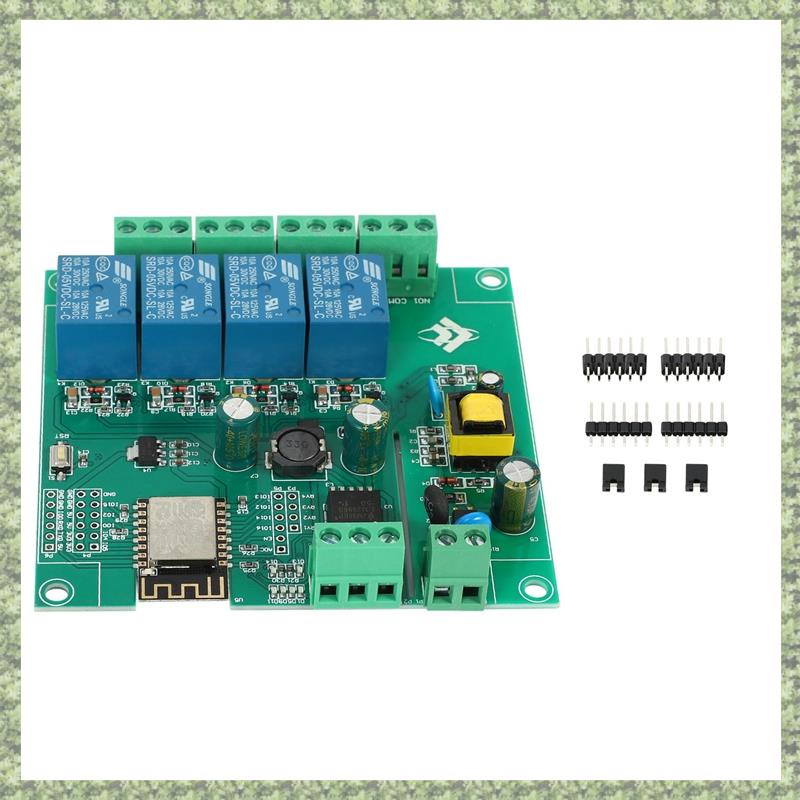 Mô Đun Rơ Le wifi Không Dây esp8266 4 Kênh esp-12f esp / dc 5v / 8-80v | Shopee Việt Nam