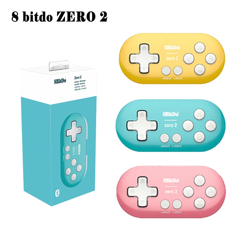 Tay Cầm Chơi game Không Dây 8bitdo zero 2 Cho Nintendo switch / raspberry pi / steam / win ...