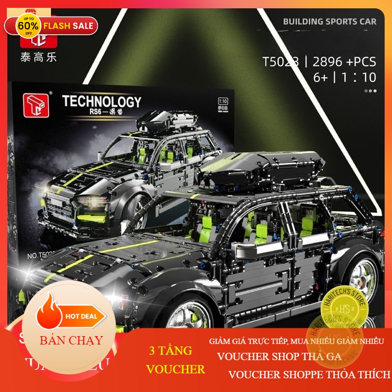 LEGO Siêu xe Audi RS6 1:10 2896+ PCS | Shopee Việt Nam