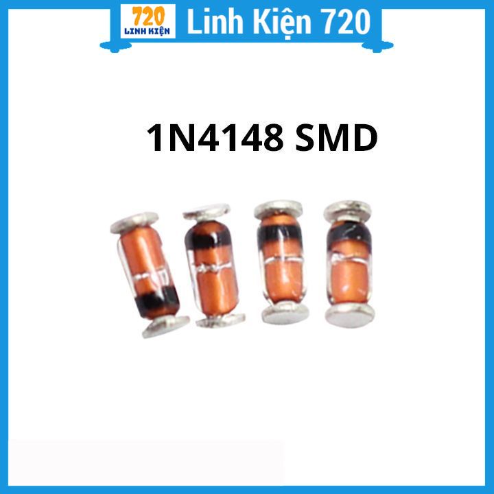 Diode zener 1N4148 chân cắm, chân dán dòng điện 450mA điện áp 100V (Gói 10 Con) | Shopee Việt Nam