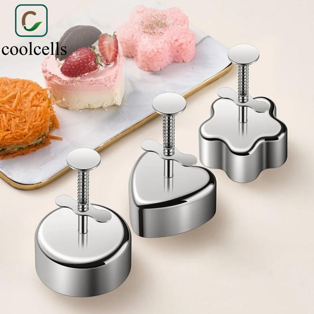 Khuôn làm Sushi COOLCELLS, Khuôn ép trái tim Burger cấp thực phẩm bằng ...