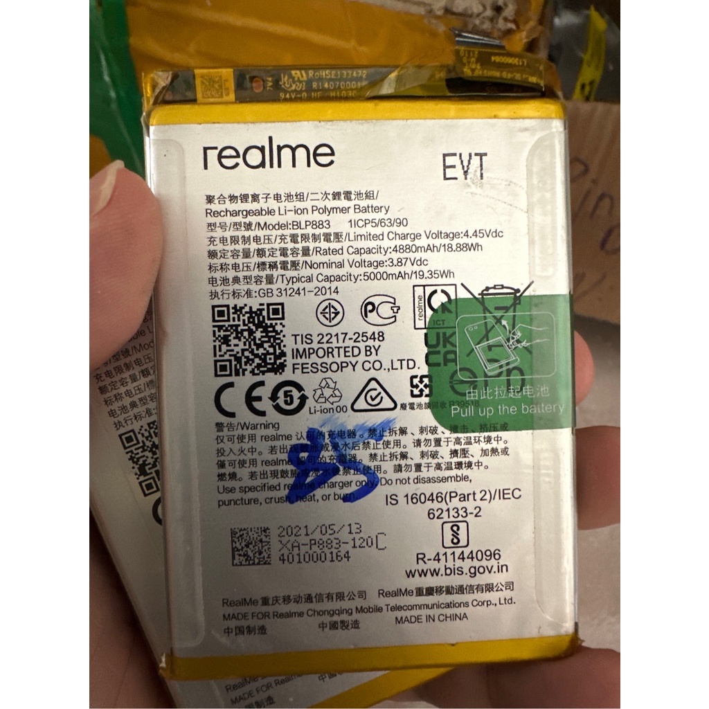 pin oppo realme 8s/q3s/blp883 5g new hãng | Shopee Việt Nam