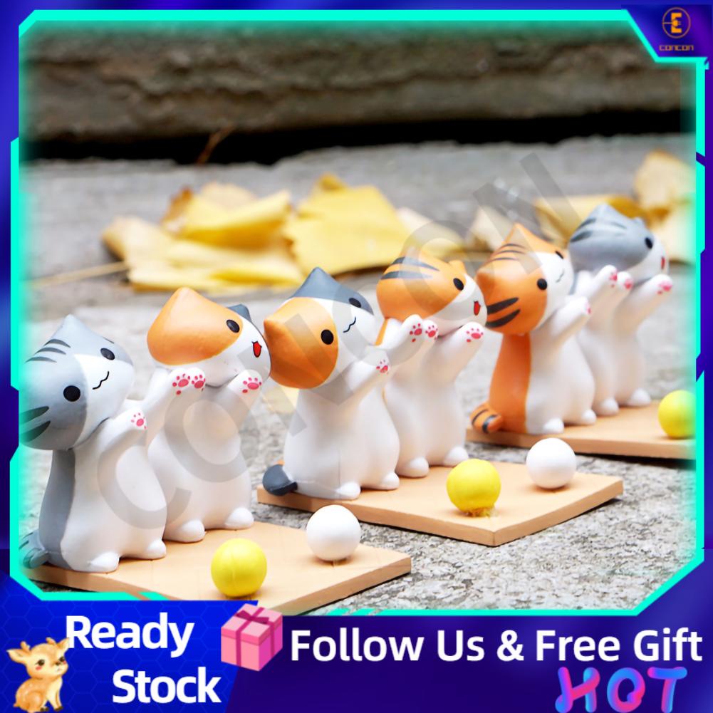 Concon Cute Cat Smartphone Stand Safe PVC Versatile Desktop Cartoon ...