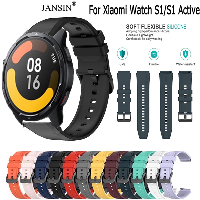 Jansin Dây đeo đồng hồ thay thế cho đồng hồ thông minh Xiaomi Watch S1 ...