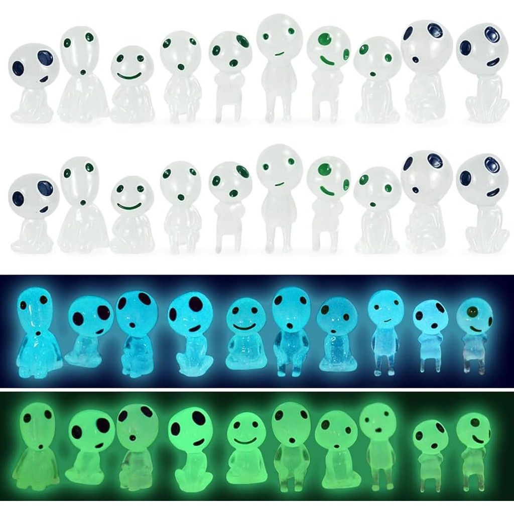 10 Chiếc Cây Dạ Quang Yêu Tinh Thần Công Chúa Mononoke Micro Phong Cảnh ...