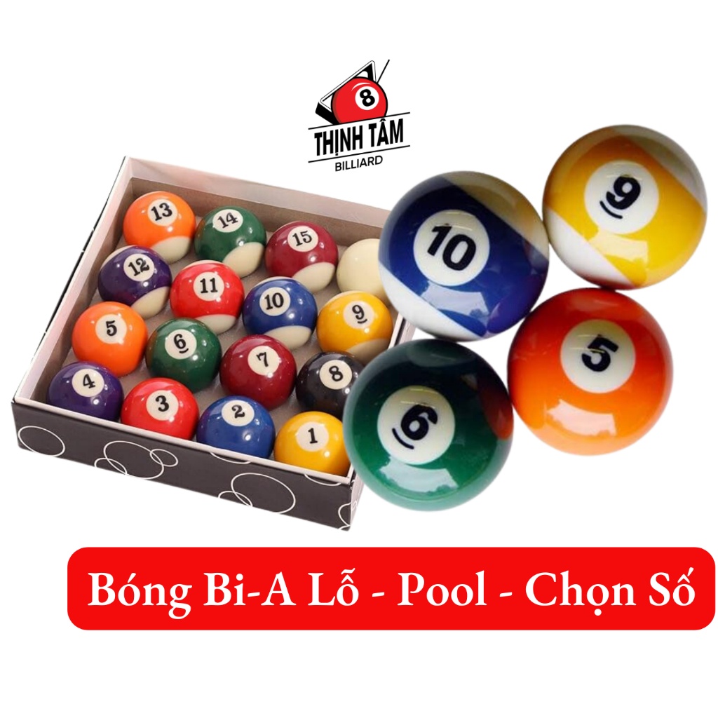 [THỊNH TÂM] Lẻ Bóng Bida Lỗ - Bóng Bi-A Pool Bình Dân [Bóng Bida Lỗ Số ...