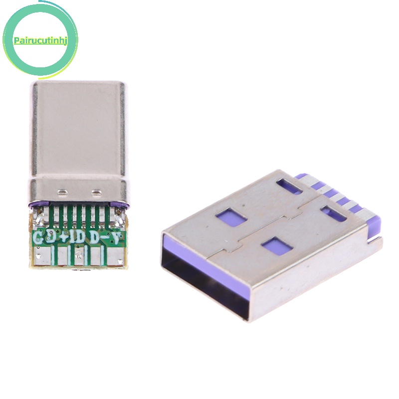 1 Bộ Dây Cáp Sạc Nhanh Đầu Type-C USB 65W 6.5A 5Pin PCB Type A 6 Pin ...