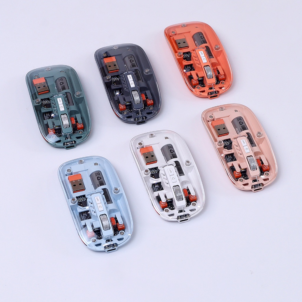 Chuột Bluetooth Không Dây TEKKIN M233 Thiết Kế Trong Suốt Độc Lạ ...