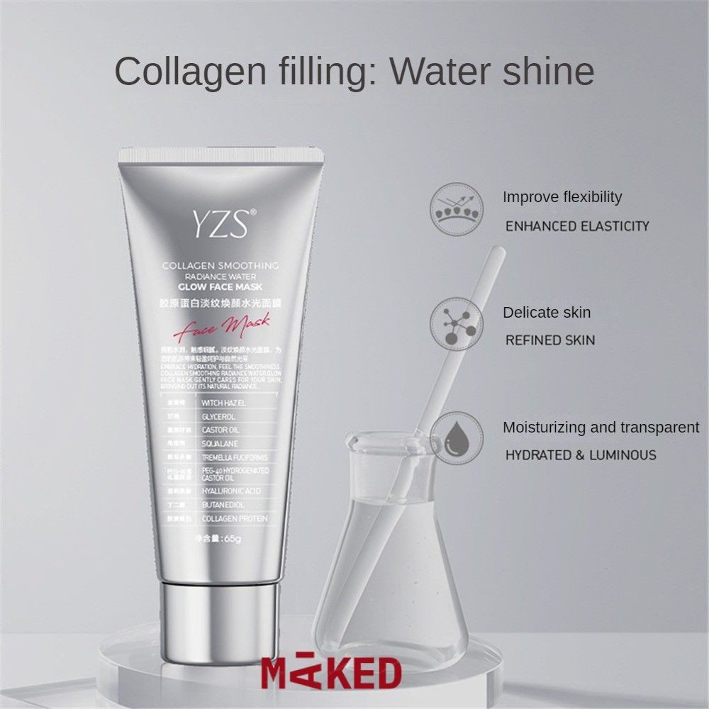 Yzs Collagen Brighten Water Mask Mặt nạ da con người Hydrating Skin Trẻ hóa nước Cơ bắp Smearing ...