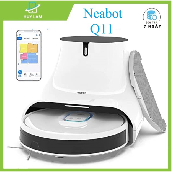 Robot hút bụi lau nhà Neabot Q11 bản quốc tế chính hãng BH 12 tháng lực ...