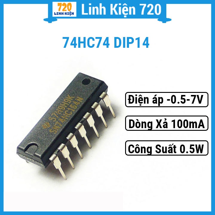 IC 74HC74 DIP14 | Shopee Việt Nam