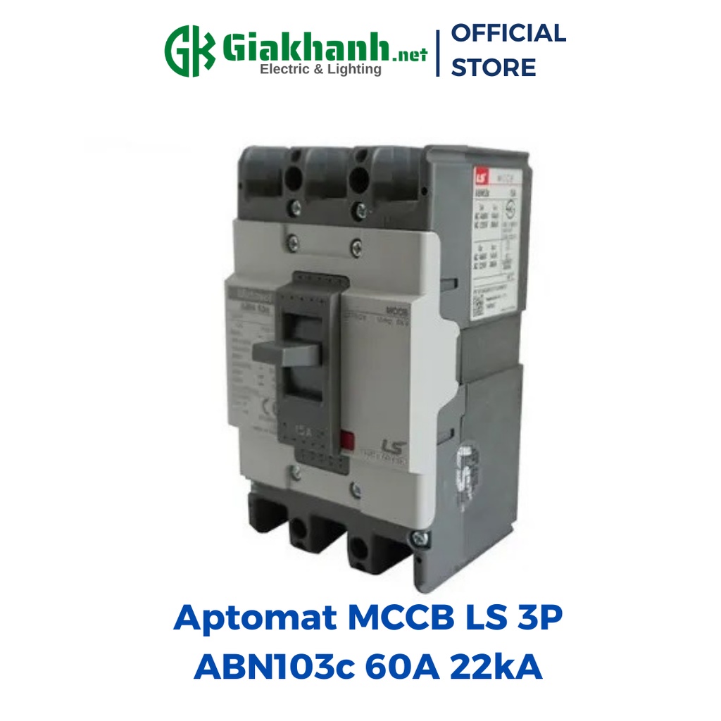 Aptomat MCCB LS 3P ABN103c 60A 22kA | Shopee Việt Nam