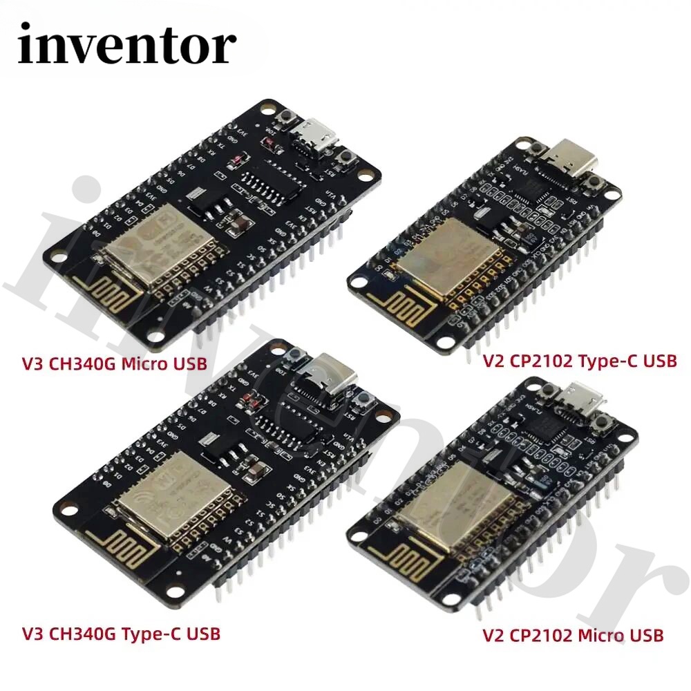 Mô-đun Phát Triển WIFI Không Dây CH340 / CP2102 NodeMcu V3 V2 Lua ESP8266 ESP-12E | Shopee Việt Nam