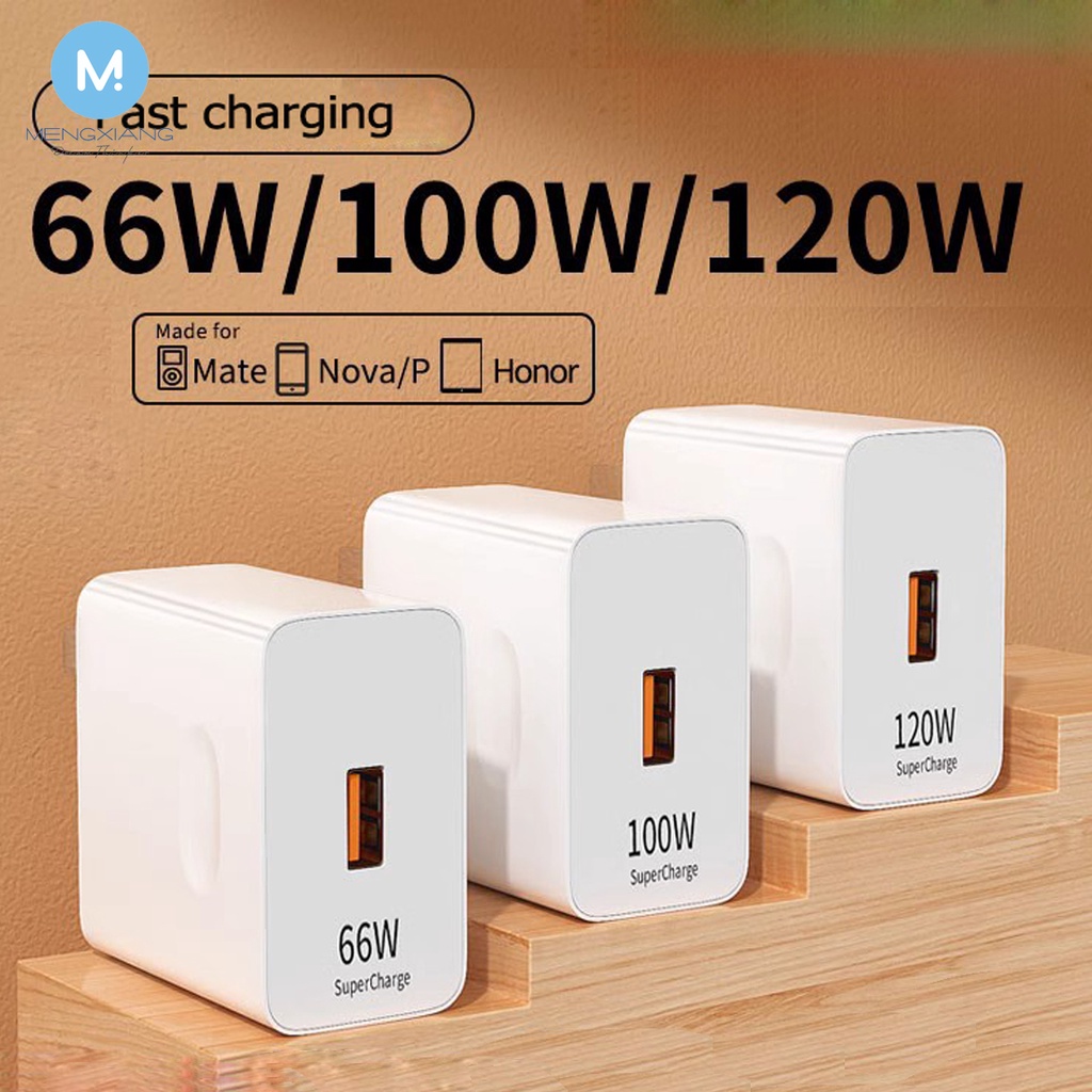 Bộ Sạc Nhanh 120W USB + Cáp Sạc Nhanh Cho Điện Thoại 3.0 100W 66W | Shopee Việt Nam