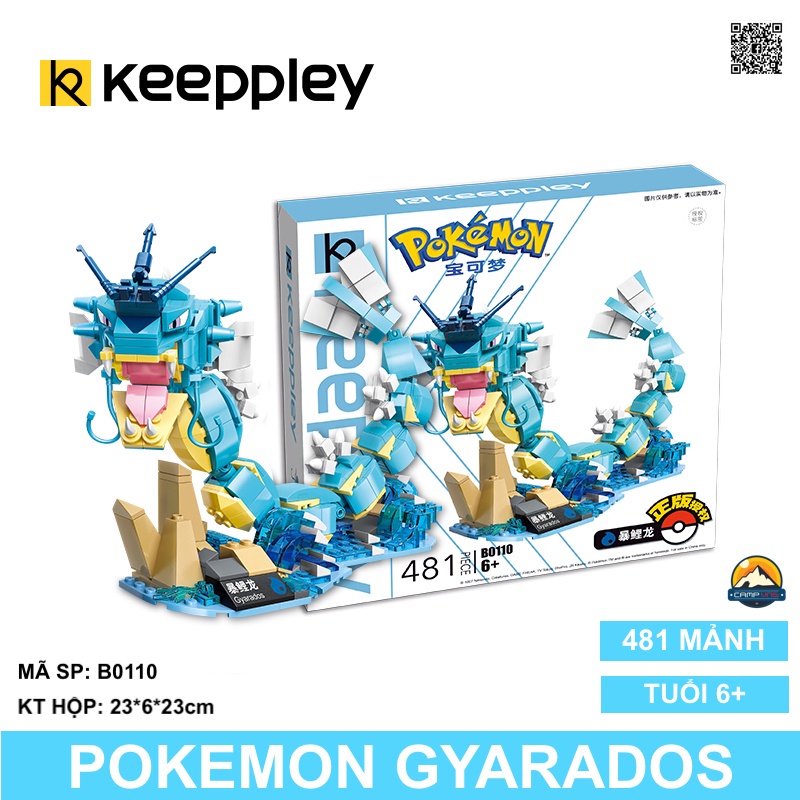 Đồ chơi lắp ghép xếp hình Lego Pokemon rồng nước Gyarados chính hãng ...