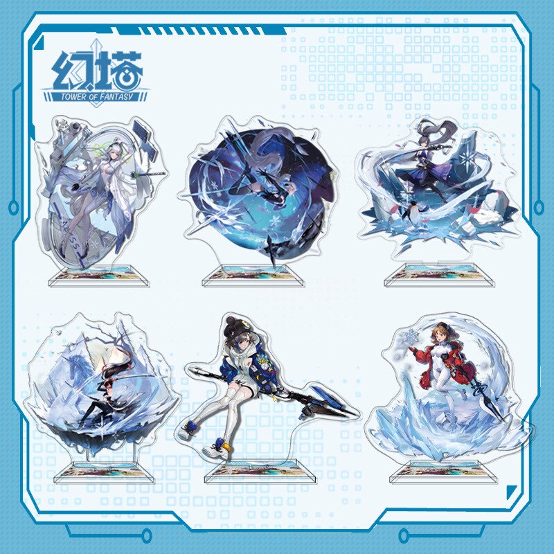 Mô hình Standee Tower of Fantasy Acrylic Stand Alyss Saki Fuwa Yulan ...