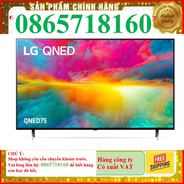{NEW} LG QNED75 TV thông minh QNED 75 inch 4K với NanoCell chấm lượng ...