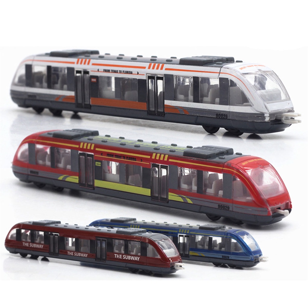 HIGH-SPEED RAIL MODEL DIE-CAST ALLOY CAR TOY MINI CAR SUBWAY TRAIN TOYS ...