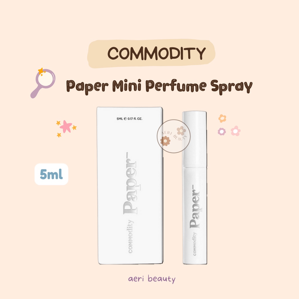 Nước Hoa Commodity Paper Mini Perfume Spray - Minisize 5ml | Shopee ...
