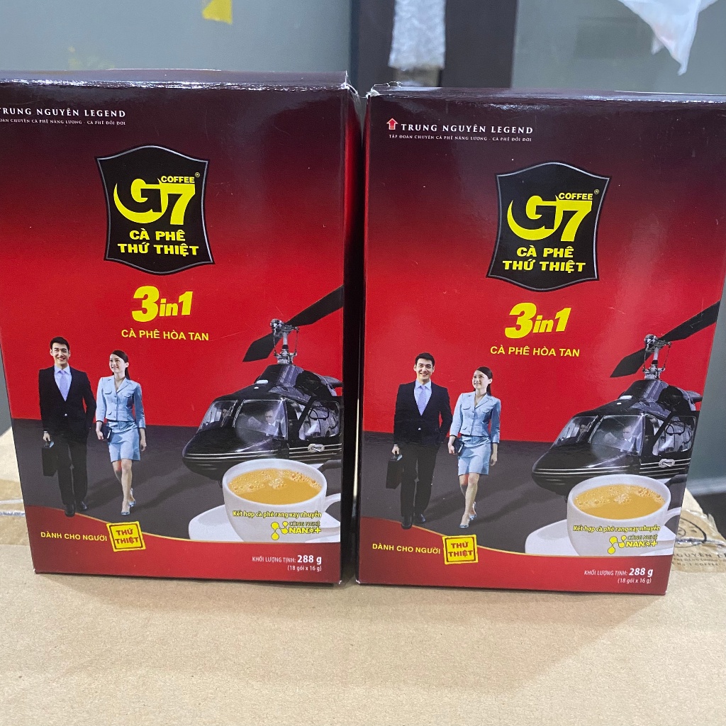 Cà Phê Sữa Hoà Tan G7 3in1 Hộp 18 Gói dài - Trung Nguyên | Shopee Việt Nam