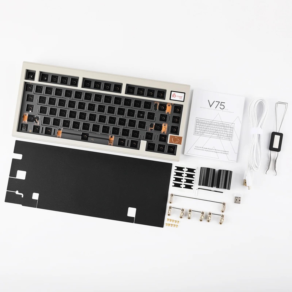 Kit Cidoo V75 Plus - Kit Bàn phím cơ Cidoo V75 Plus 3 mode, Màn Hình ...