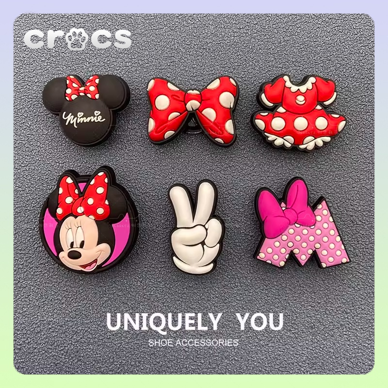 sticker dép crocs minnie jibbitz crocs stiker dép cross charm dép crocs ...