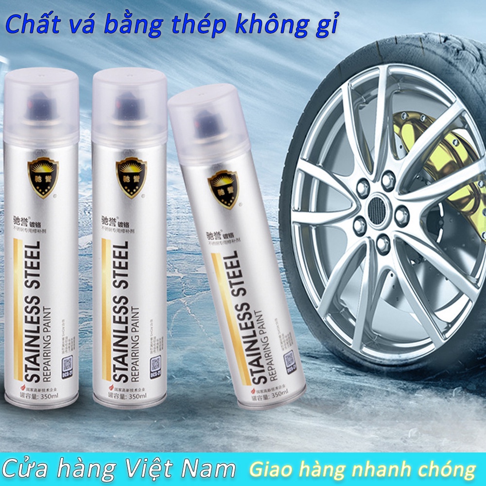 LAMJAD - Sơn Bạc Mạ Crom Sơn Xịt Mạ Chrome Sáng Bóng 350ml - Chai Sơn ...