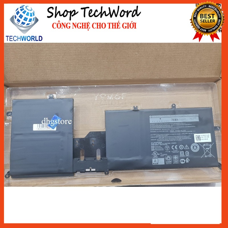 Pin laptop Dell Alienware M15 R2, M15 R2 P87F, M17 R2, M17 R2 P41E ...