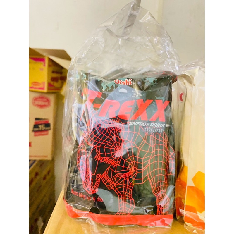 Thùng 50 Bịch trà xanh Tea Go Oishi 180ml Vị Chanh, đào, táo, dâu, nho ...