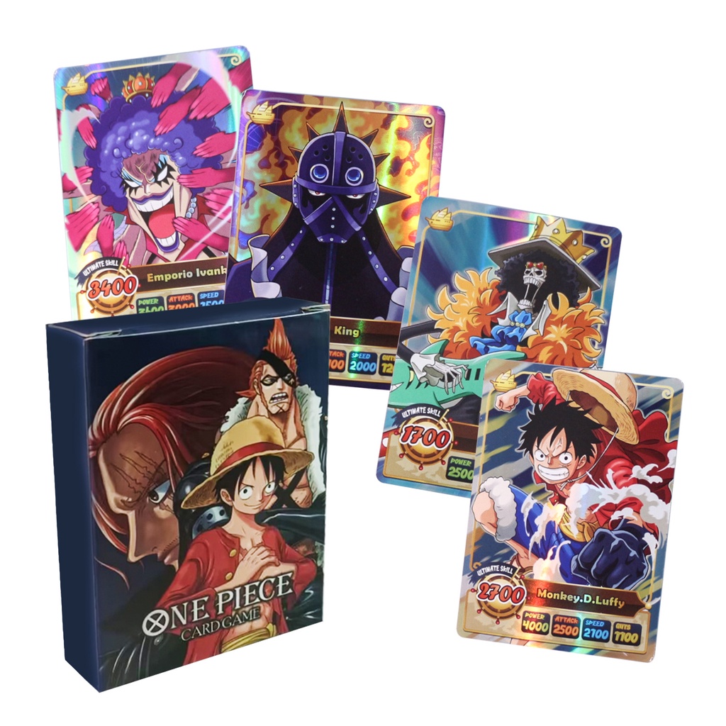 Bộ 50 Thẻ Bài Trò Chơi one piece tcg zoro sanji nami gear 5 nika ...