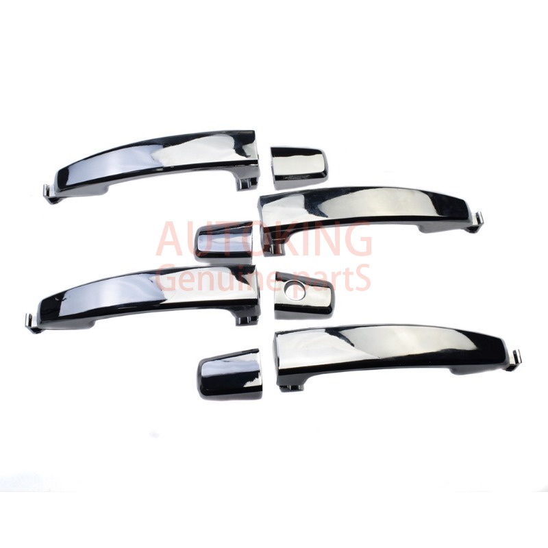 Bộ Tay Nắm Cửa Trước Sau Trái Phải Bằng chrome Kèm Nắp Đục Lỗ Không Xốp ...