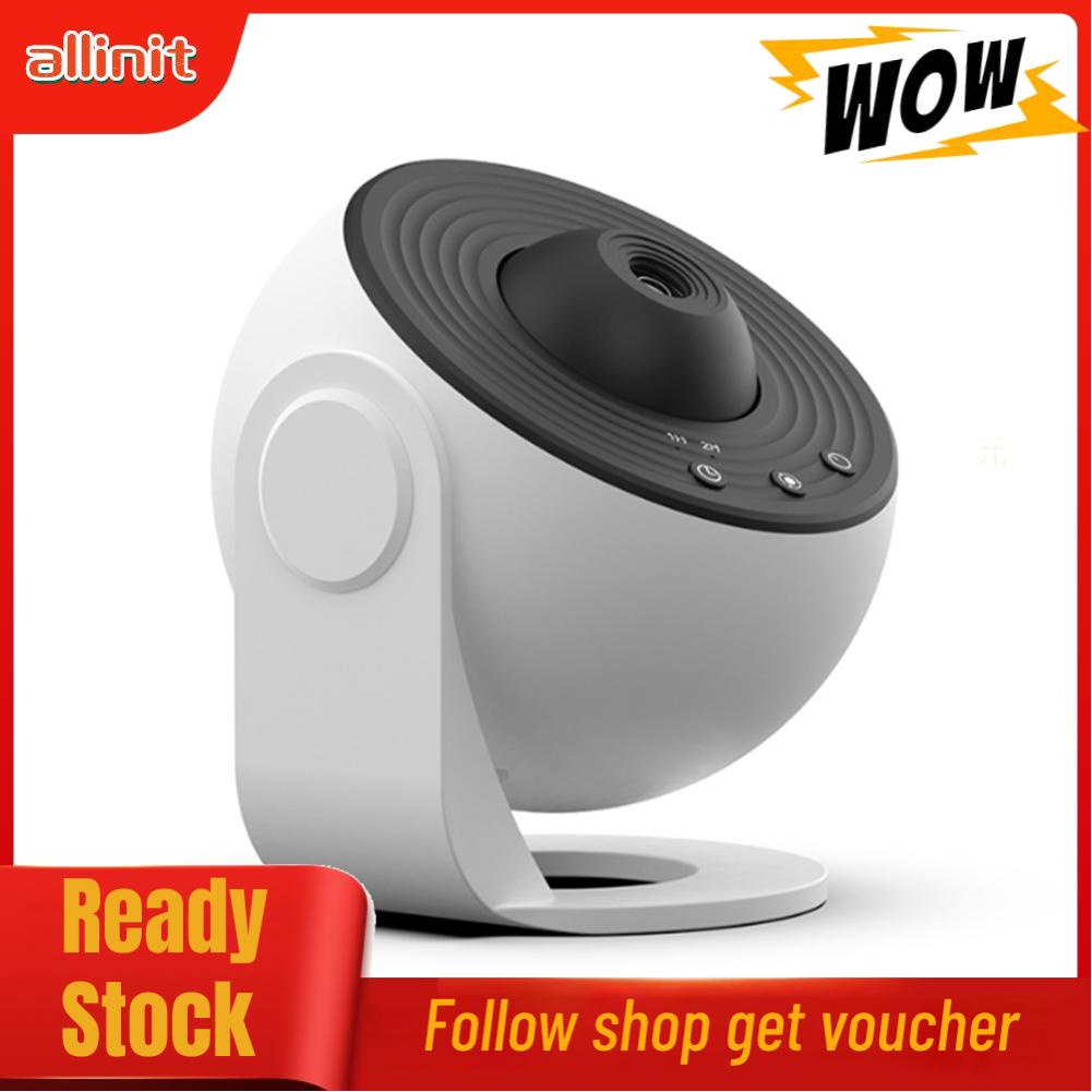 Allinit Globe Galaxy Projection Light Star Projector Black and White ...