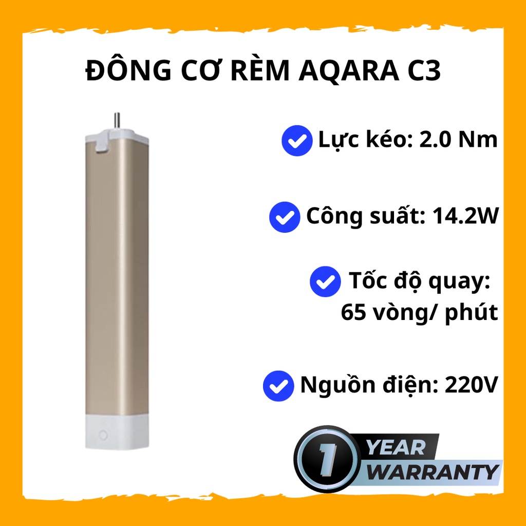 Động Cơ Rèm Kéo Ngang Aqara C3 Zigbee | Shopee Việt Nam
